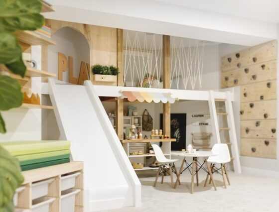 Un cuarto de juegos en el sotano - DecoPeques